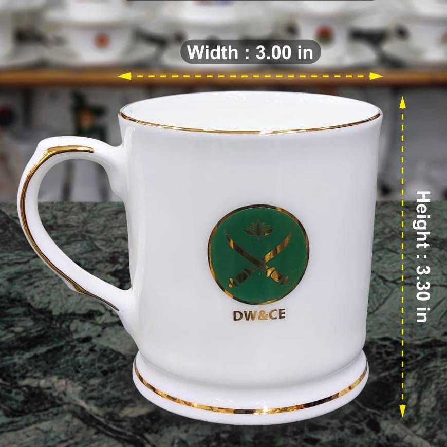 Custom Logo White Ceramic Mug with Gold Trim – My Blog